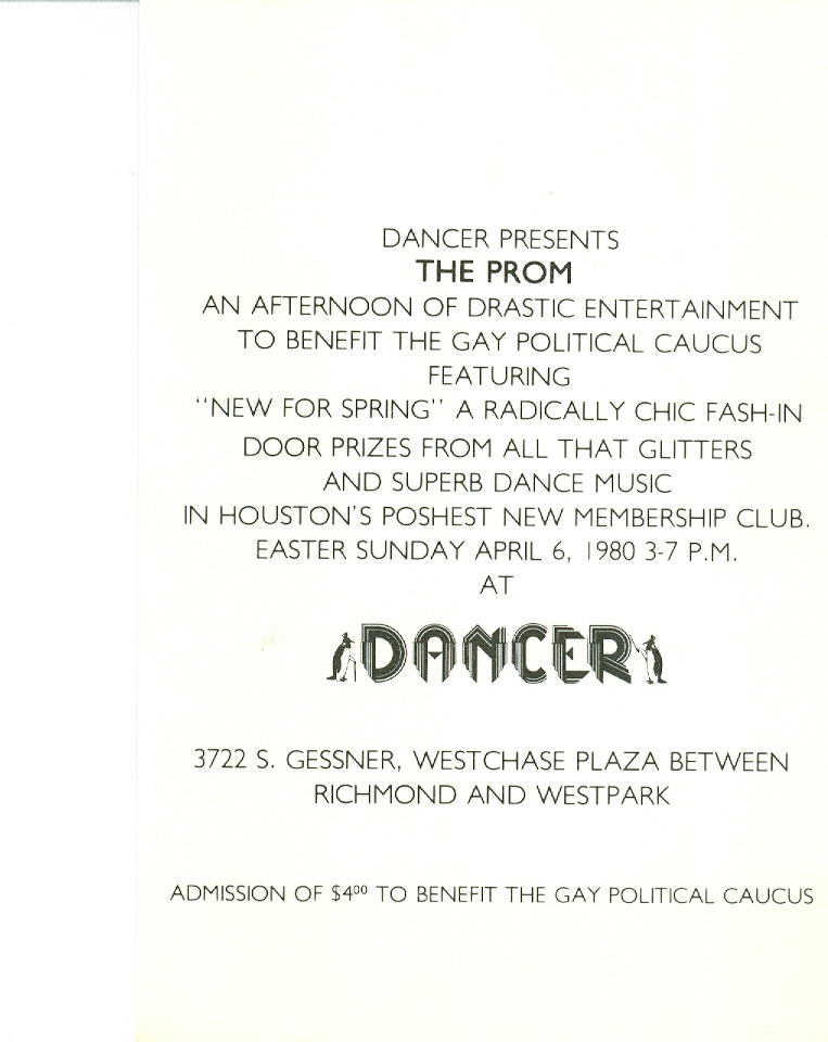 1980 Houston GLBT Political Caucus